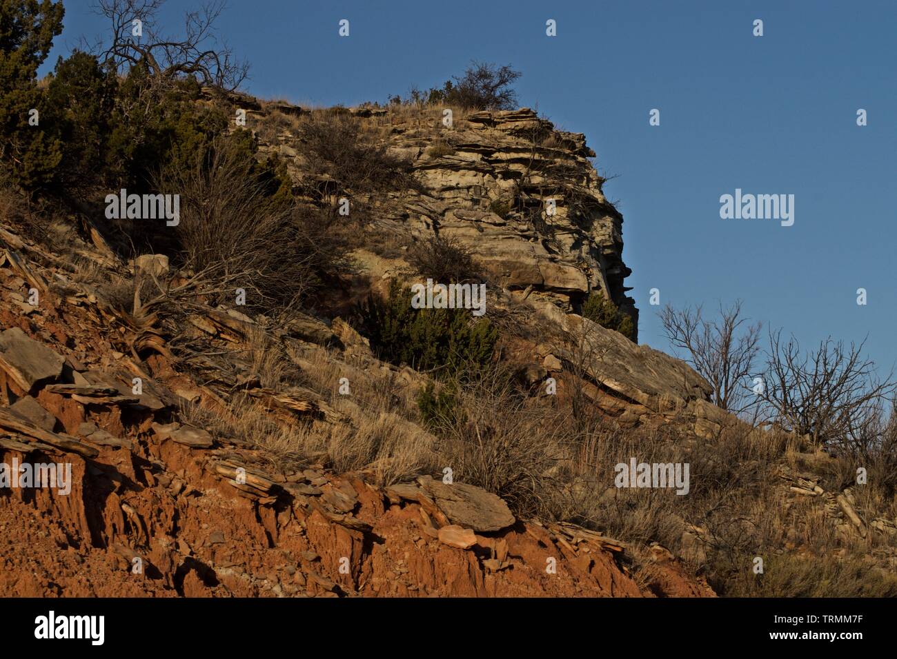 Desert Cliffs, Shoreline of Lake McKinsey, Texas Stock Photo - Alamy