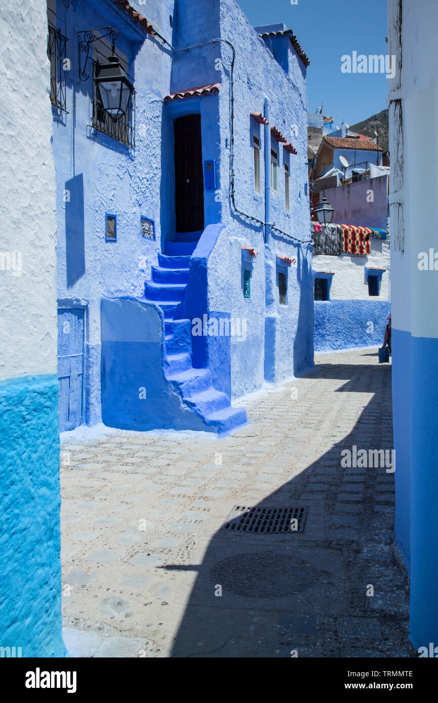 The blue city of Chefchaouen, Morocco Stock Photo - Alamy