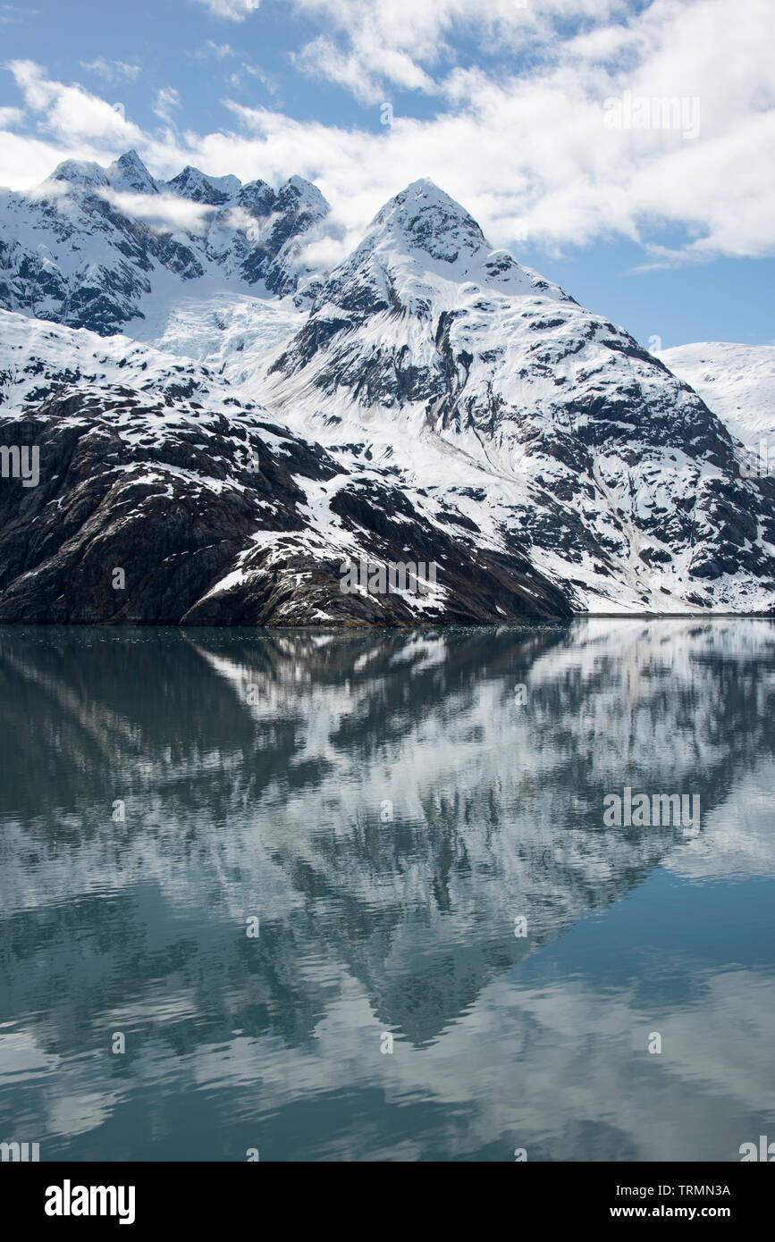 Mount Cooper, Inlet, Ocean, Sea, Glacier Bay National Park and Preserve ...