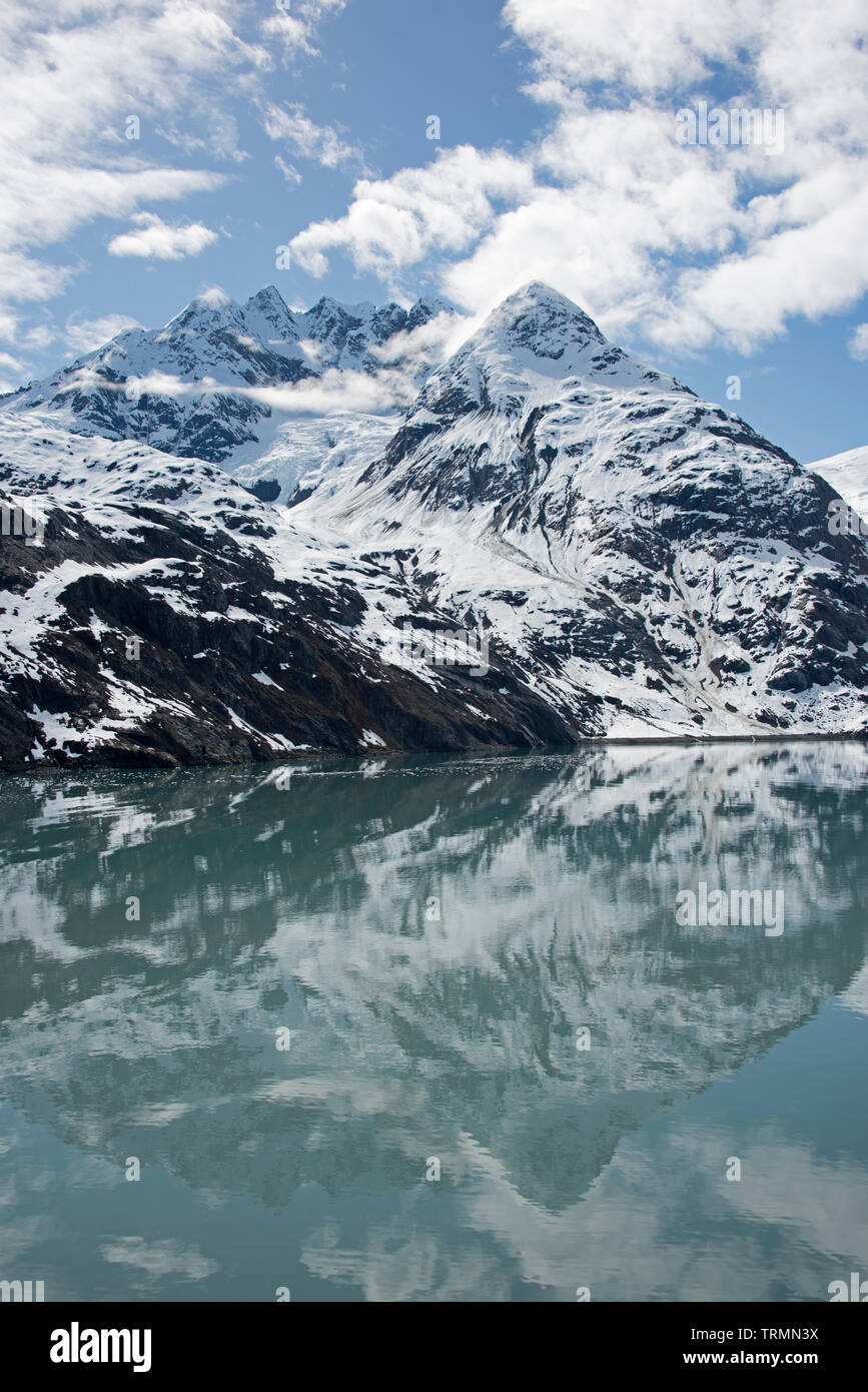 Mount Cooper, Inlet, Ocean, Sea, Glacier Bay National Park and Preserve ...