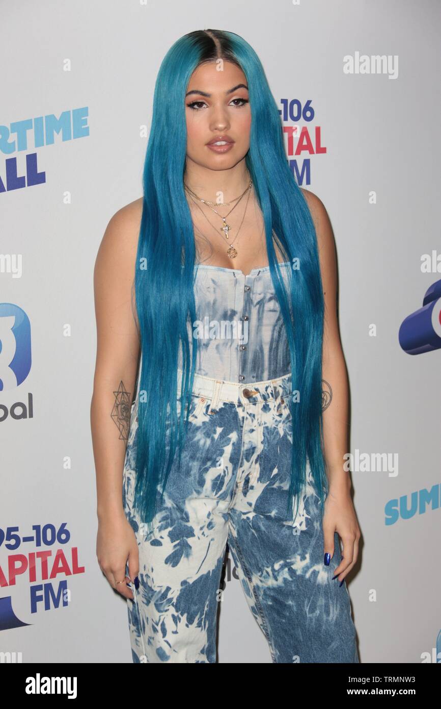 LONDON - JUN 08, 2019: Mabel attends the Capital FM Summertime Ball in ...
