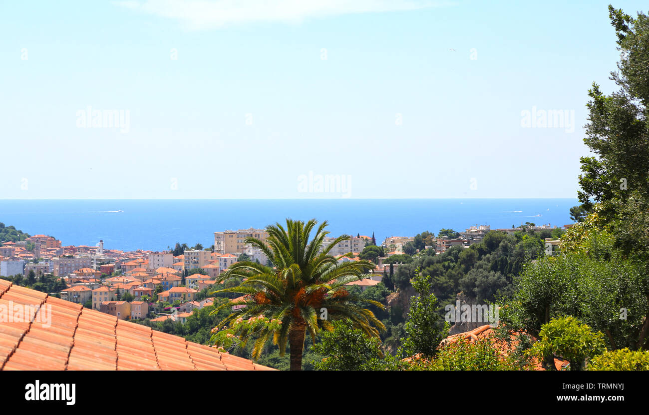 The French Riviera city of Nice, beautiful view from above Stock Photo ...