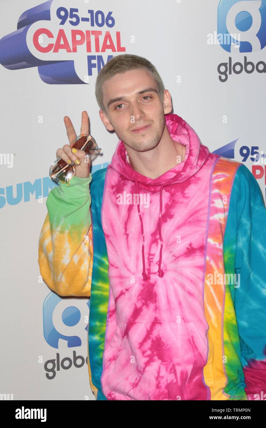 LONDON - JUN 08, 2019: Lauv attends the Capital FM Summertime Ball in ...