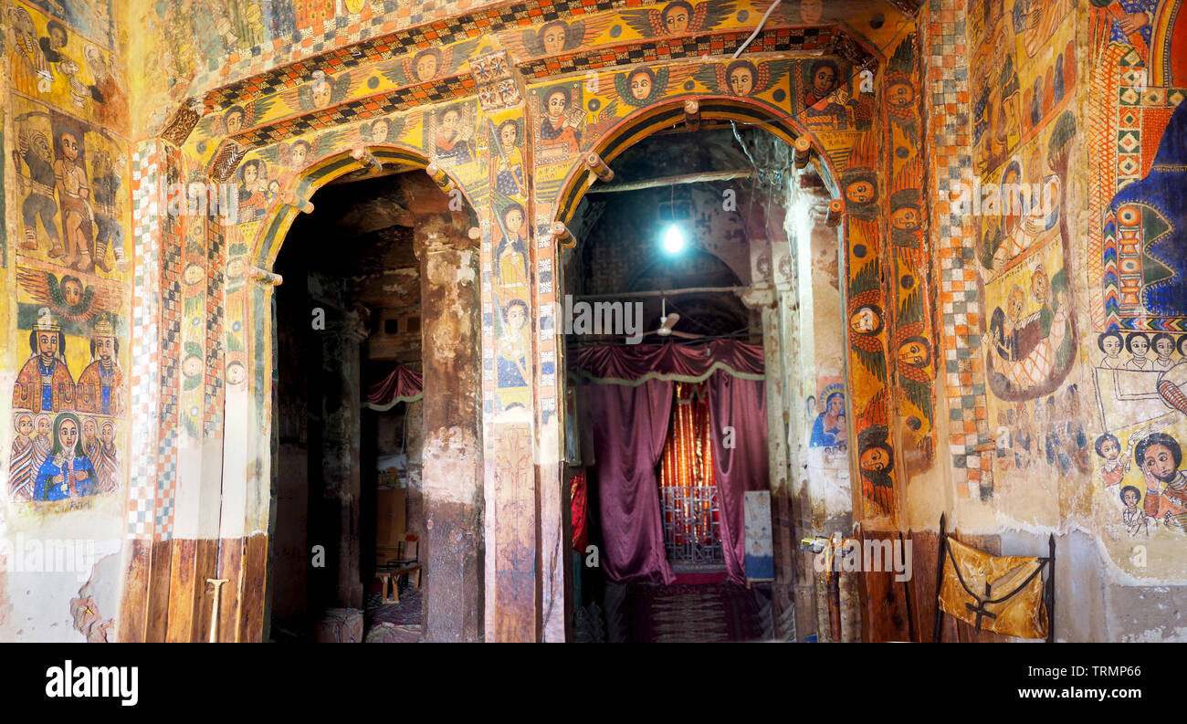 Abreha we Atsbeha Church in Tigray, Ethiopia Stock Photo - Alamy