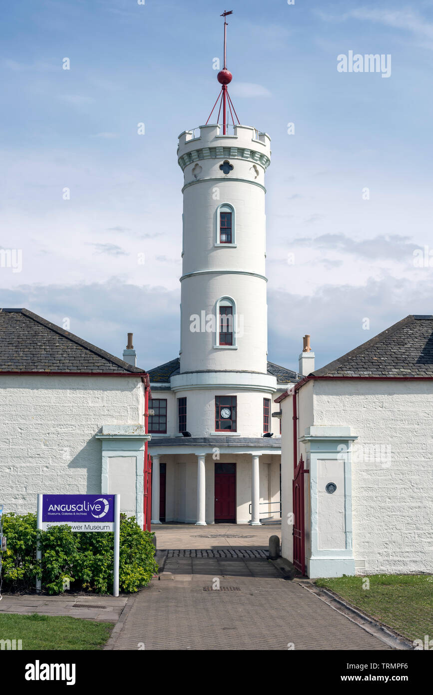 Arbroath Signal Tower Museum, Angus, Scotland, UK Stock Photo - Alamy