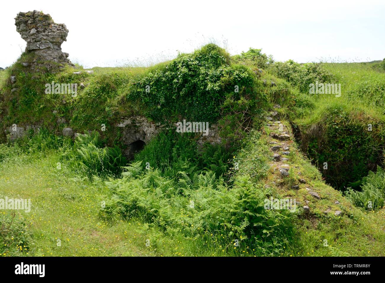 Kenfig castle hi-res stock photography and images - Alamy