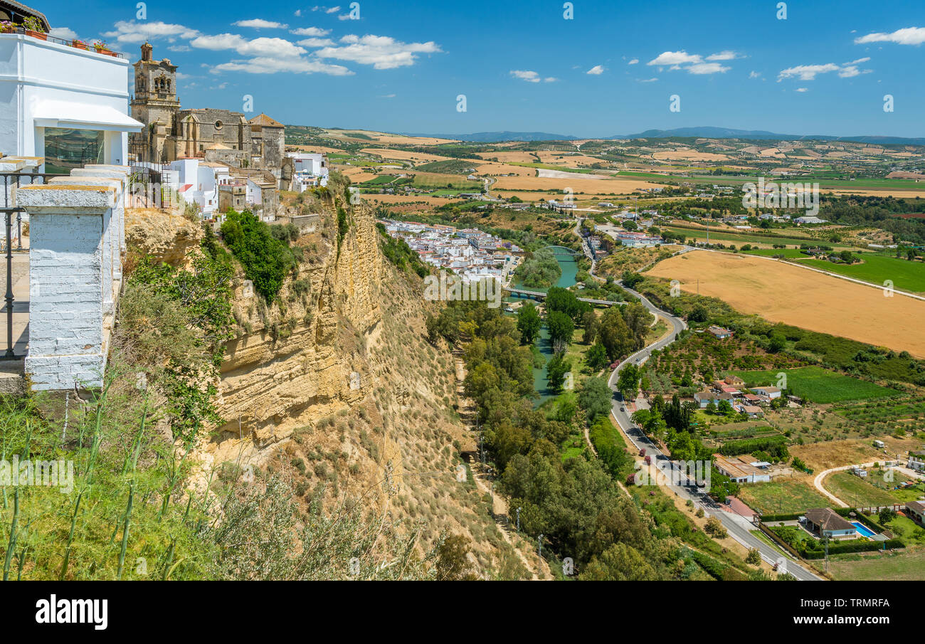 White town arcos de la hi-res stock photography and images - Alamy
