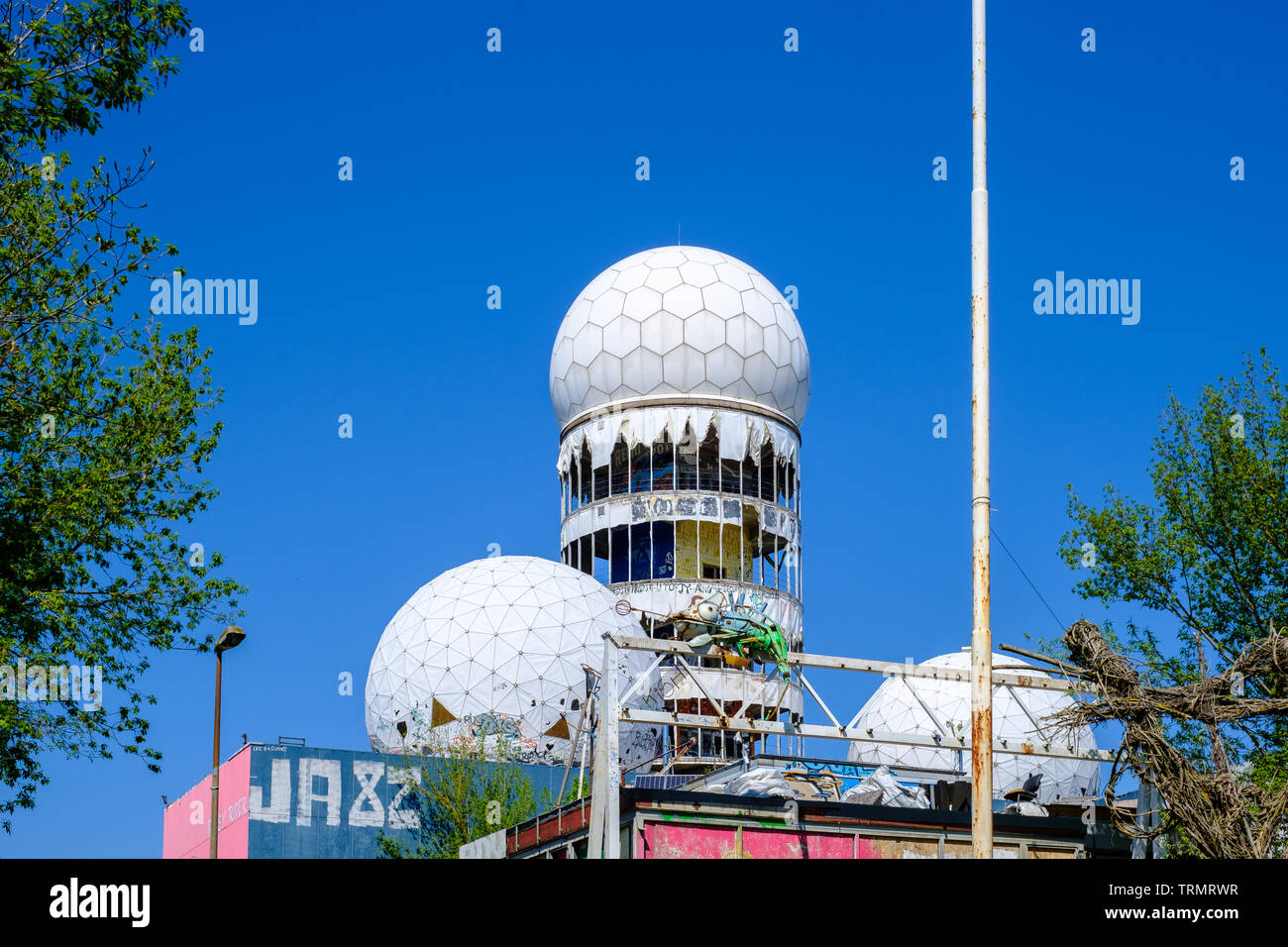 Listening Station, Field Station Berlin at Teufelsberg, Germany Stock ...