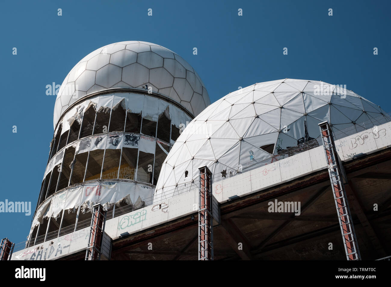 Listening Station, Field Station Berlin at Teufelsberg, Germany Stock ...