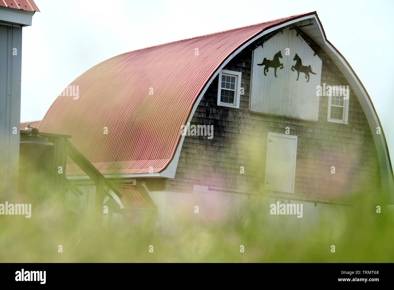 Large barn at Marvel Carriage Museum in Georgetown, DE, USA Stock Photo ...