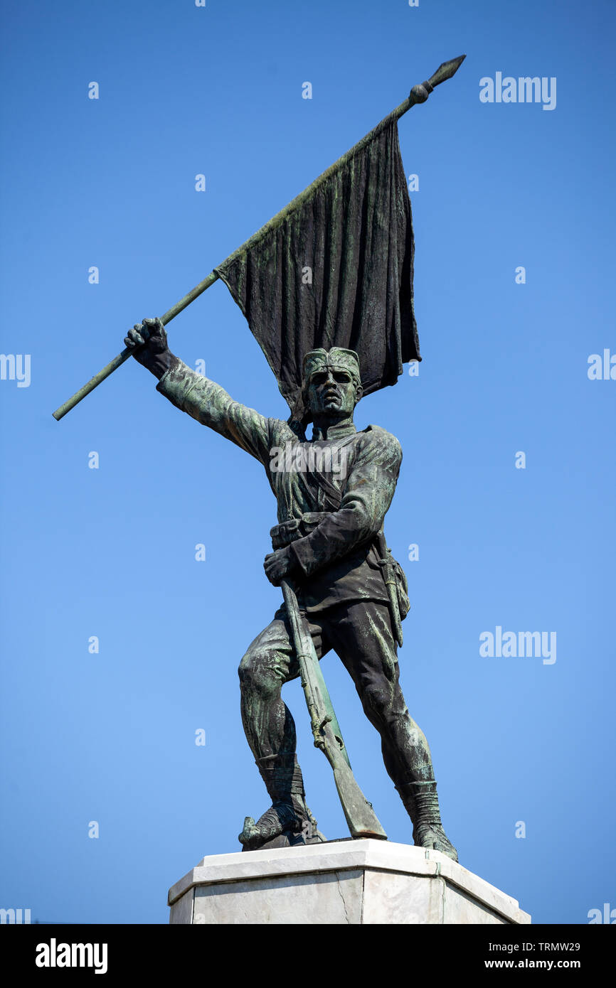 Monument to the fallen Serb soldiers in the wars of 1912-1918. WWI ...