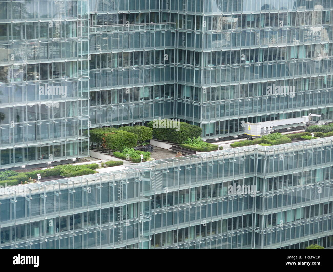 A modern office block in the heart of London's business district ...