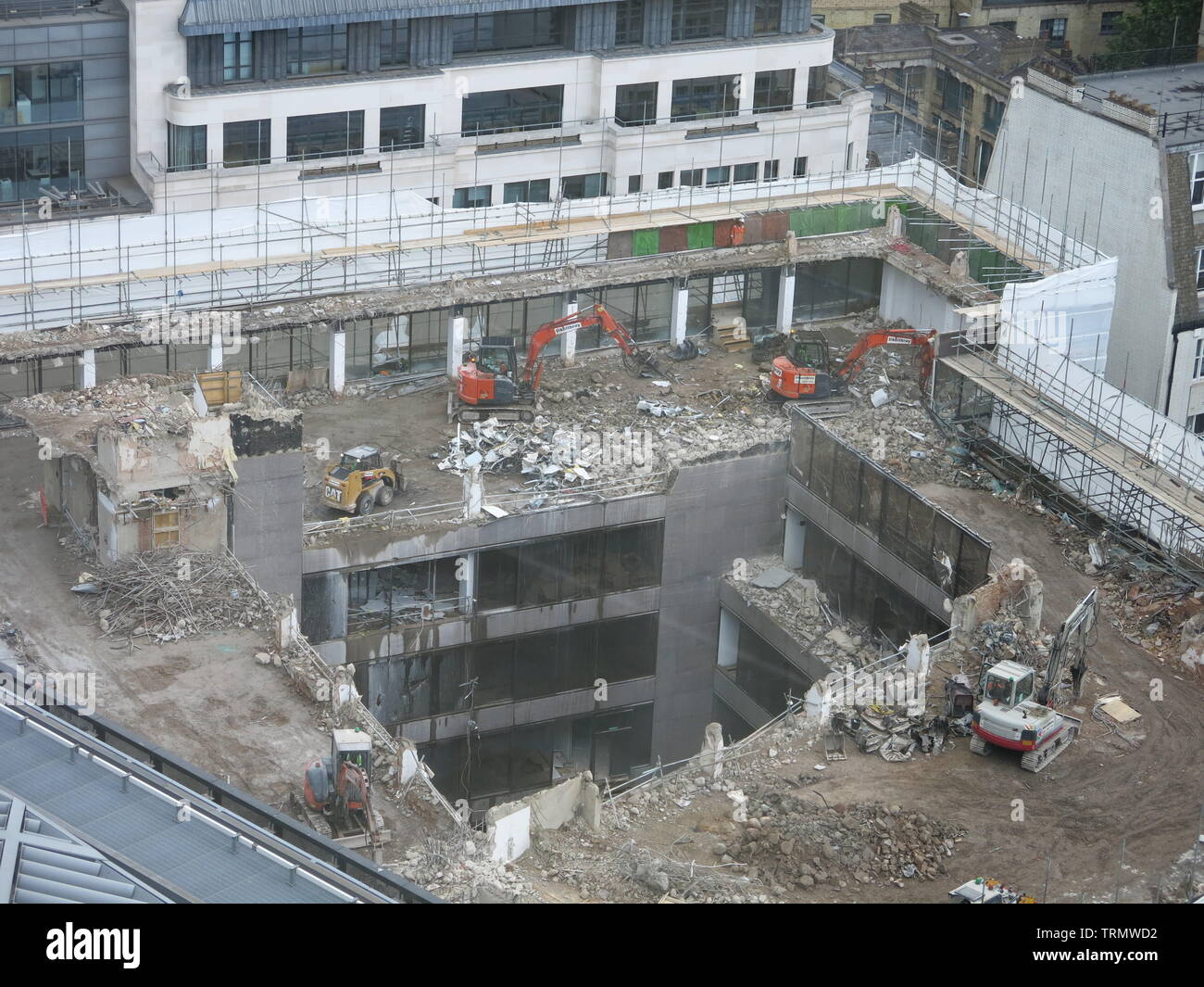 BREXIT delays have not hindered the construction industry at this site ...