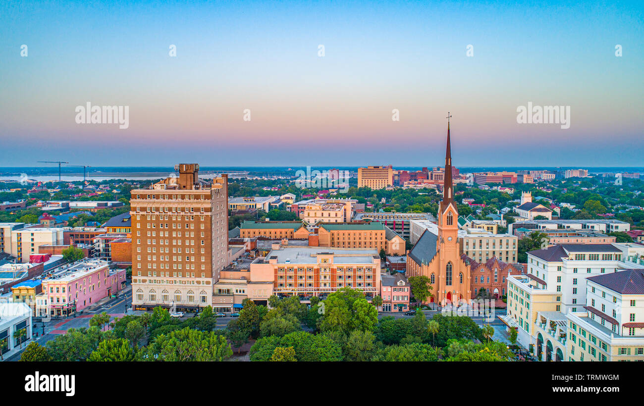 Charleston South Carolina SC Aerial Stock Photo - Alamy