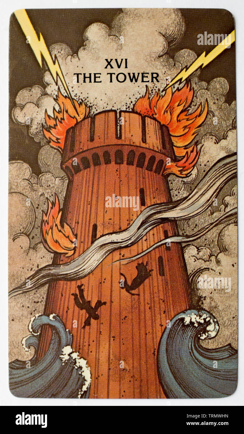The Tower Morgan Greer Tarot Card Stock Photo - Alamy