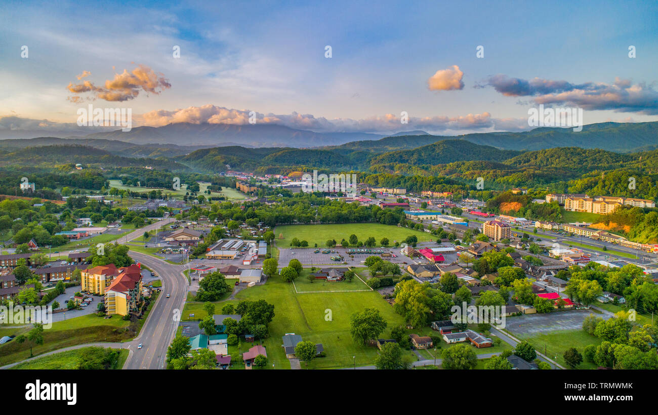 Dollywood aerial hi-res stock photography and images - Alamy