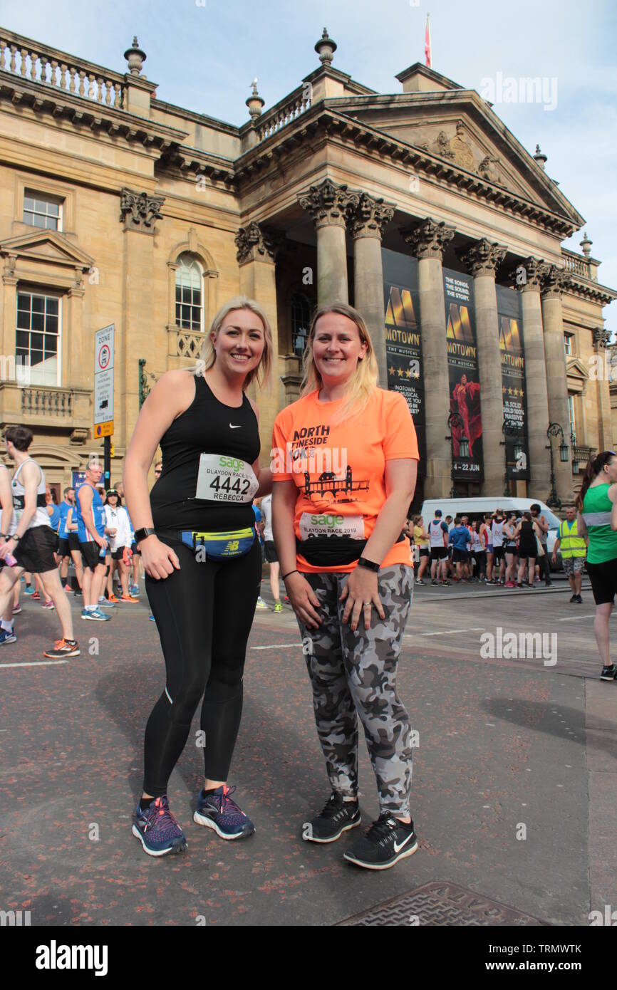 Newcastle upon Tyne, UK. 9th June, 2019. 157th Blaydon Race. The 1862 ...