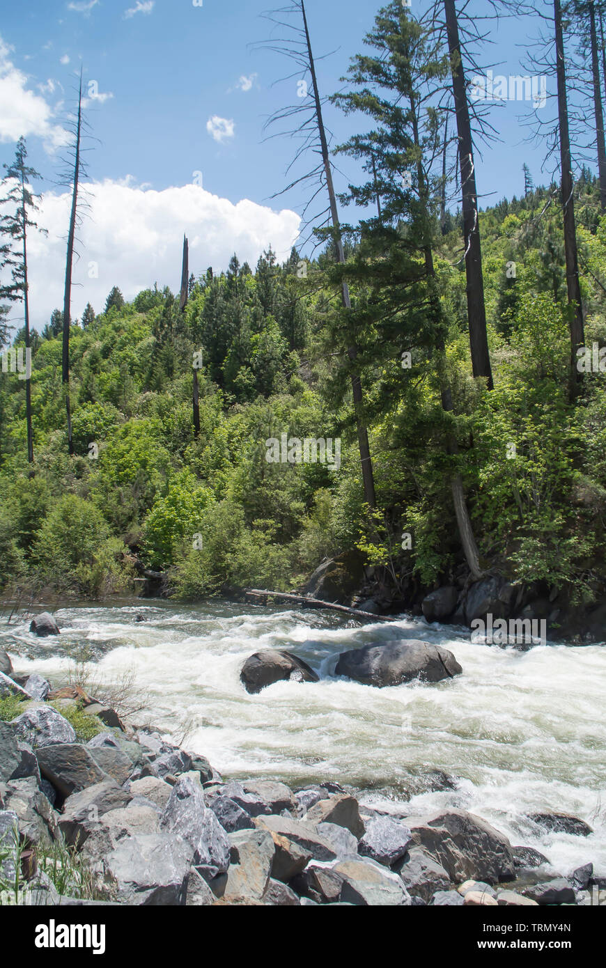 River flowing through mountain hi-res stock photography and images - Alamy