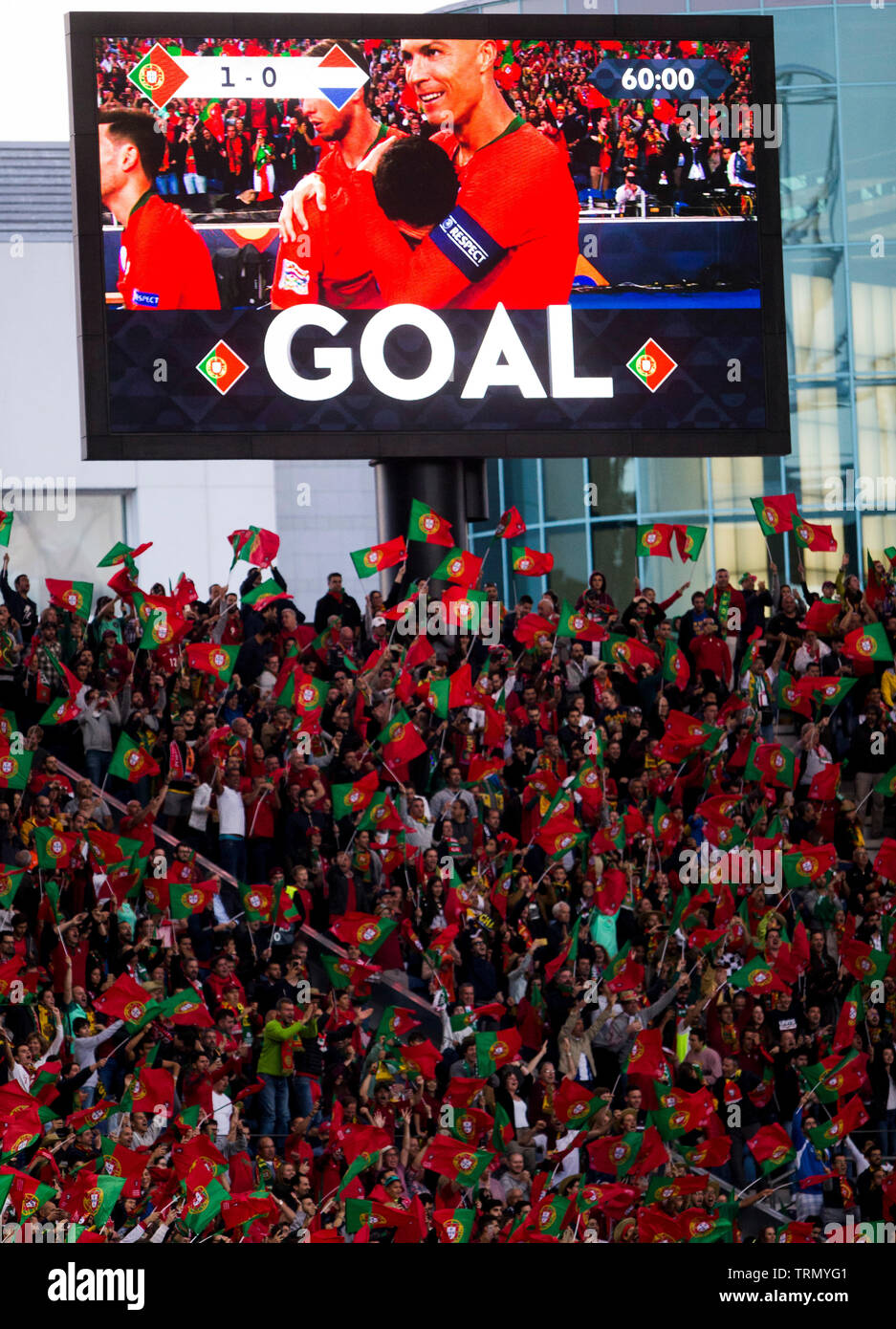 Ronaldo celebrate portugal hi-res stock photography and images - Alamy