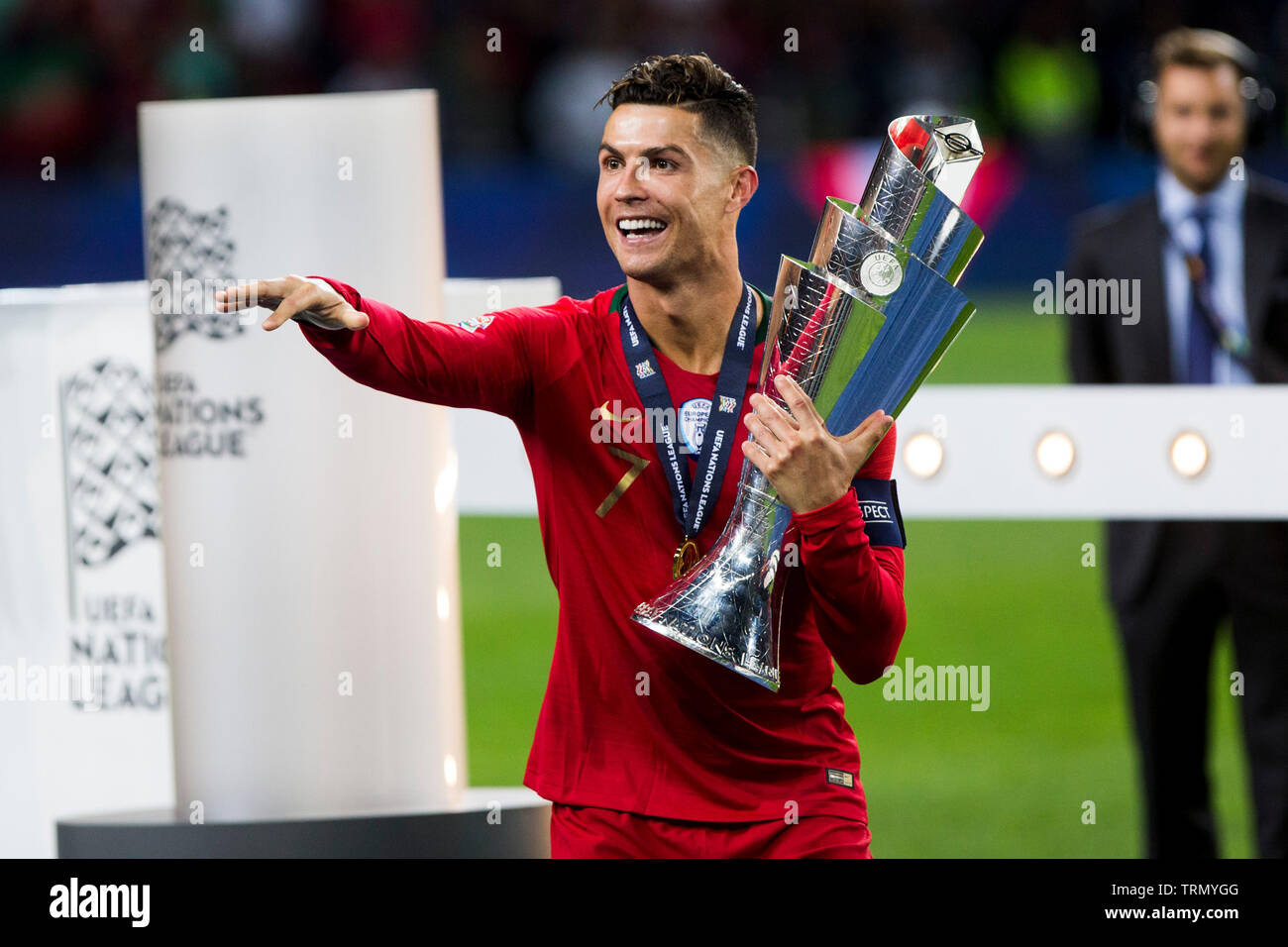 Ronaldo portugal trophy hi-res stock photography and images - Alamy