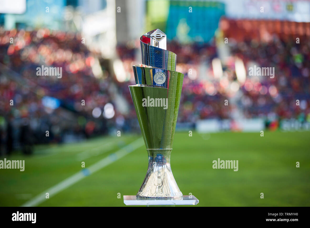 Uefa nations league trophy hi-res stock photography and images - Alamy