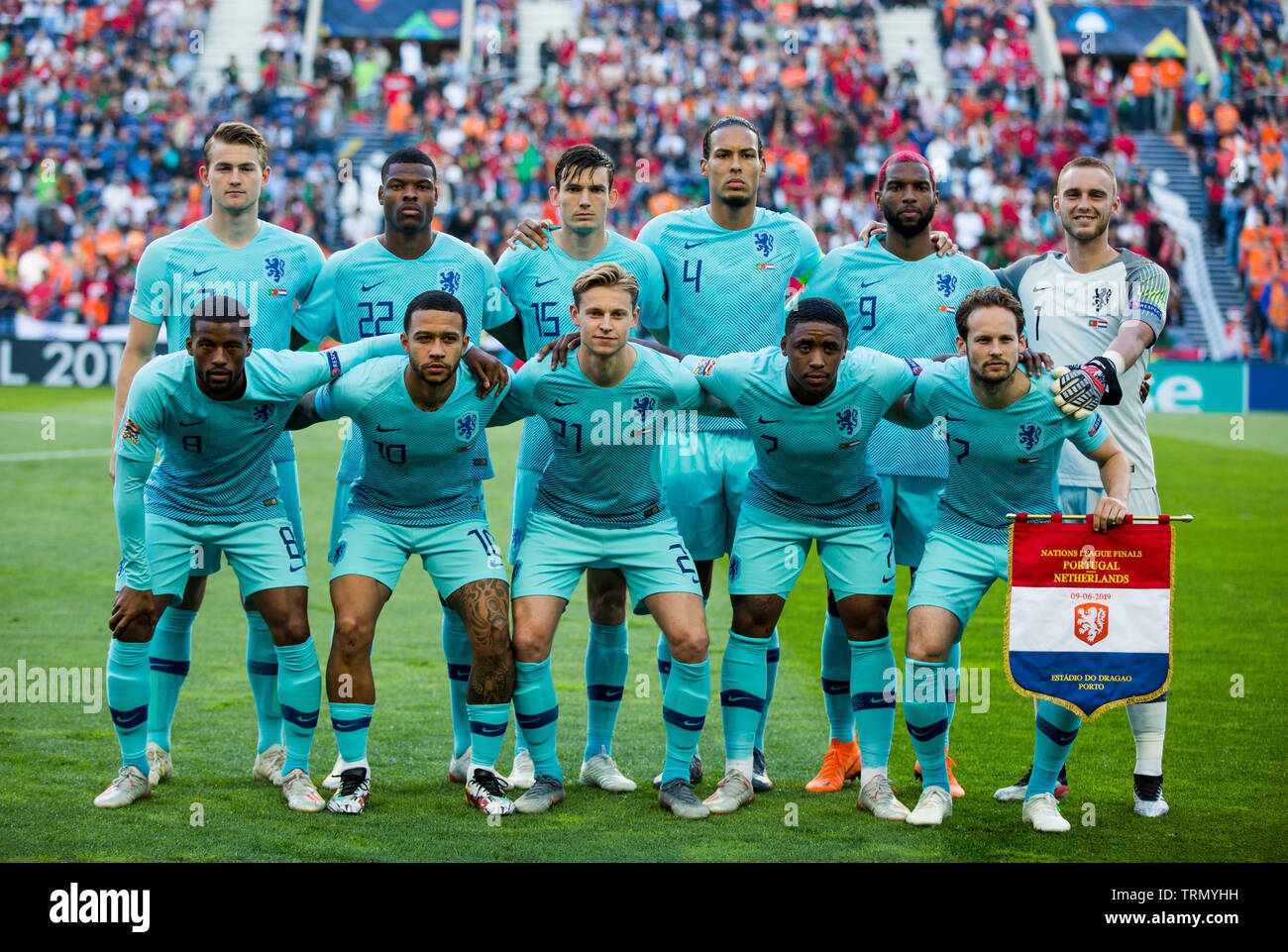 The Netherlands lines up Stock Photo - Alamy