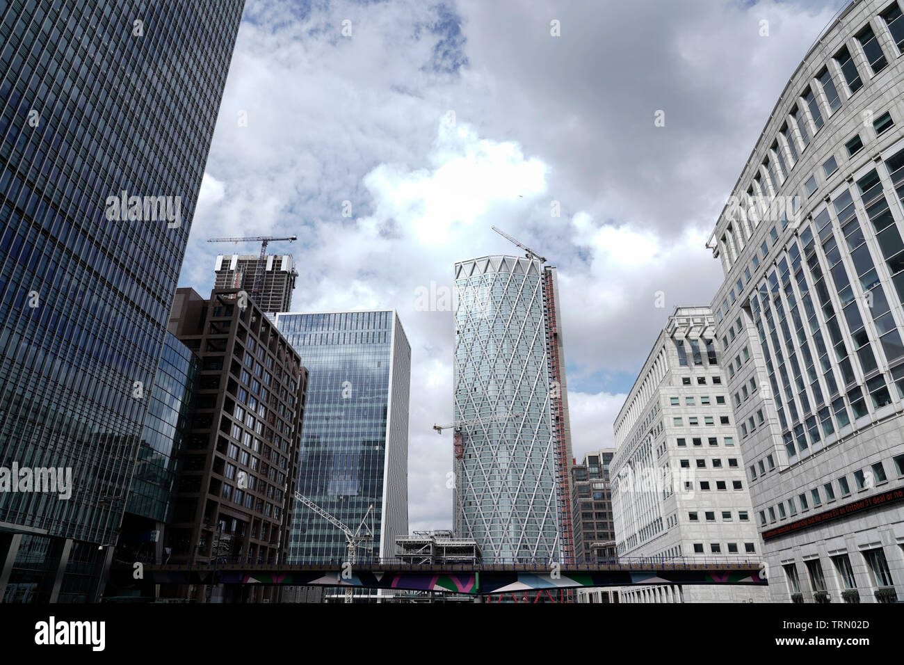 London modern architecture, Canary Wharf, London, UK Stock Photo - Alamy