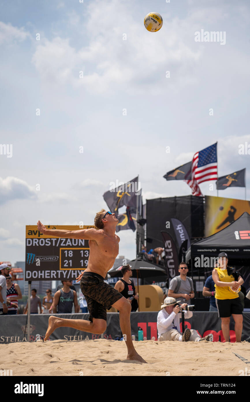 Ryan Doherty/John Hyden competing against Avery Drost/Eric Zaun in the ...