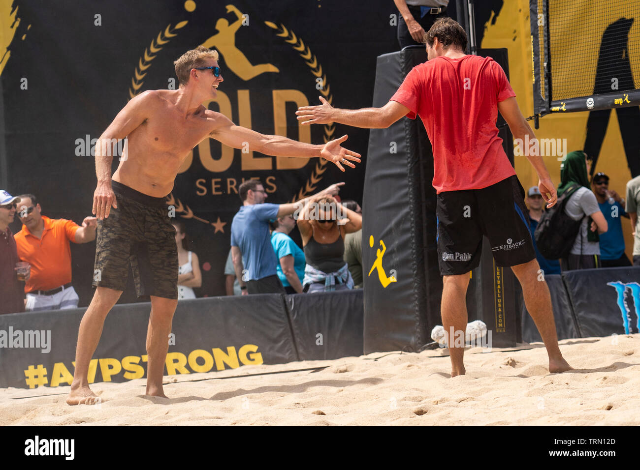 Ryan Doherty/John Hyden competing against Avery Drost/Eric Zaun in the ...