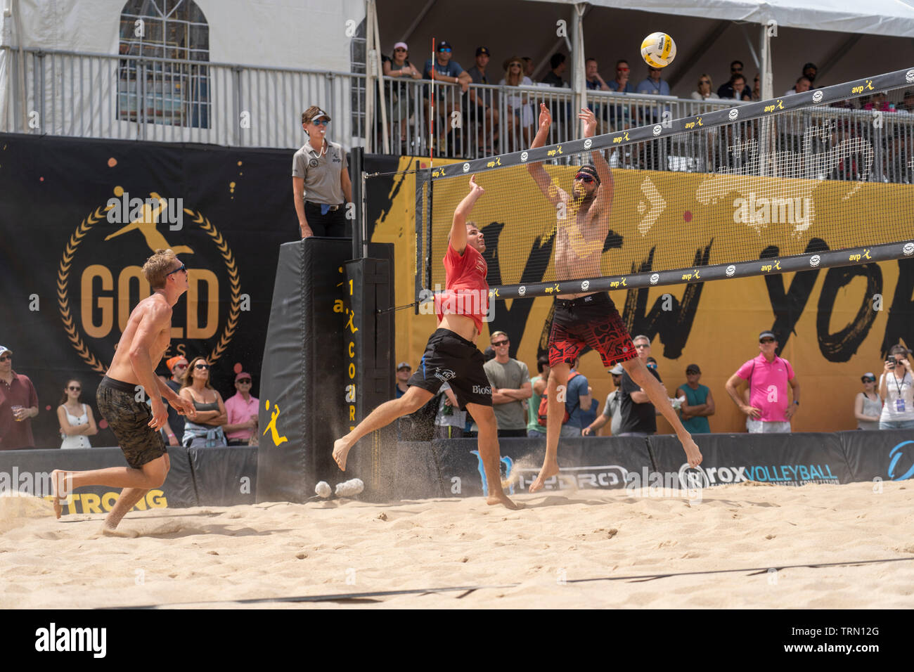 Ryan Doherty/John Hyden competing against Avery Drost/Eric Zaun in the ...