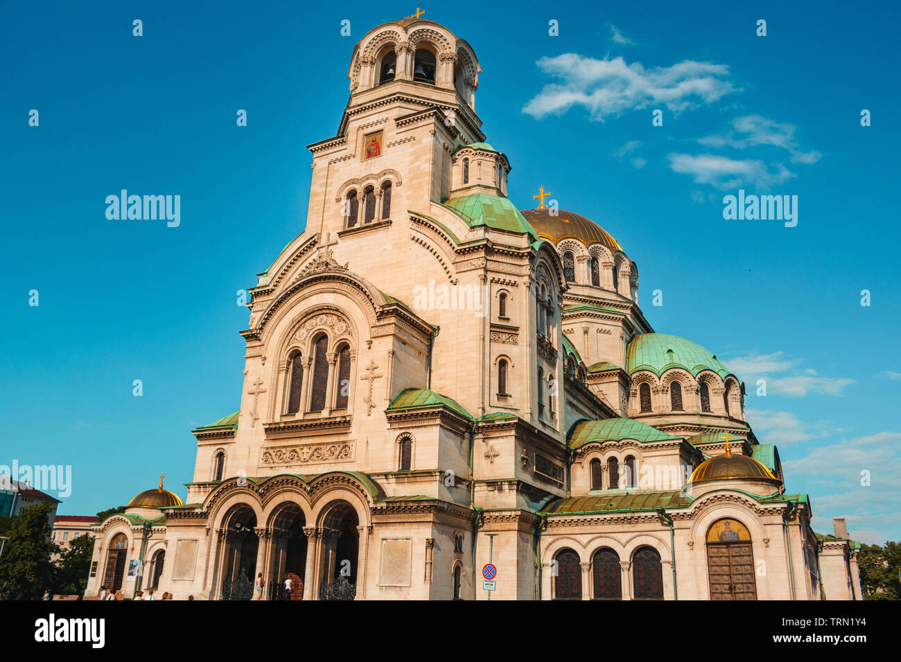 alexander nevsky cathedral iconic church in sofia Stock Photo - Alamy