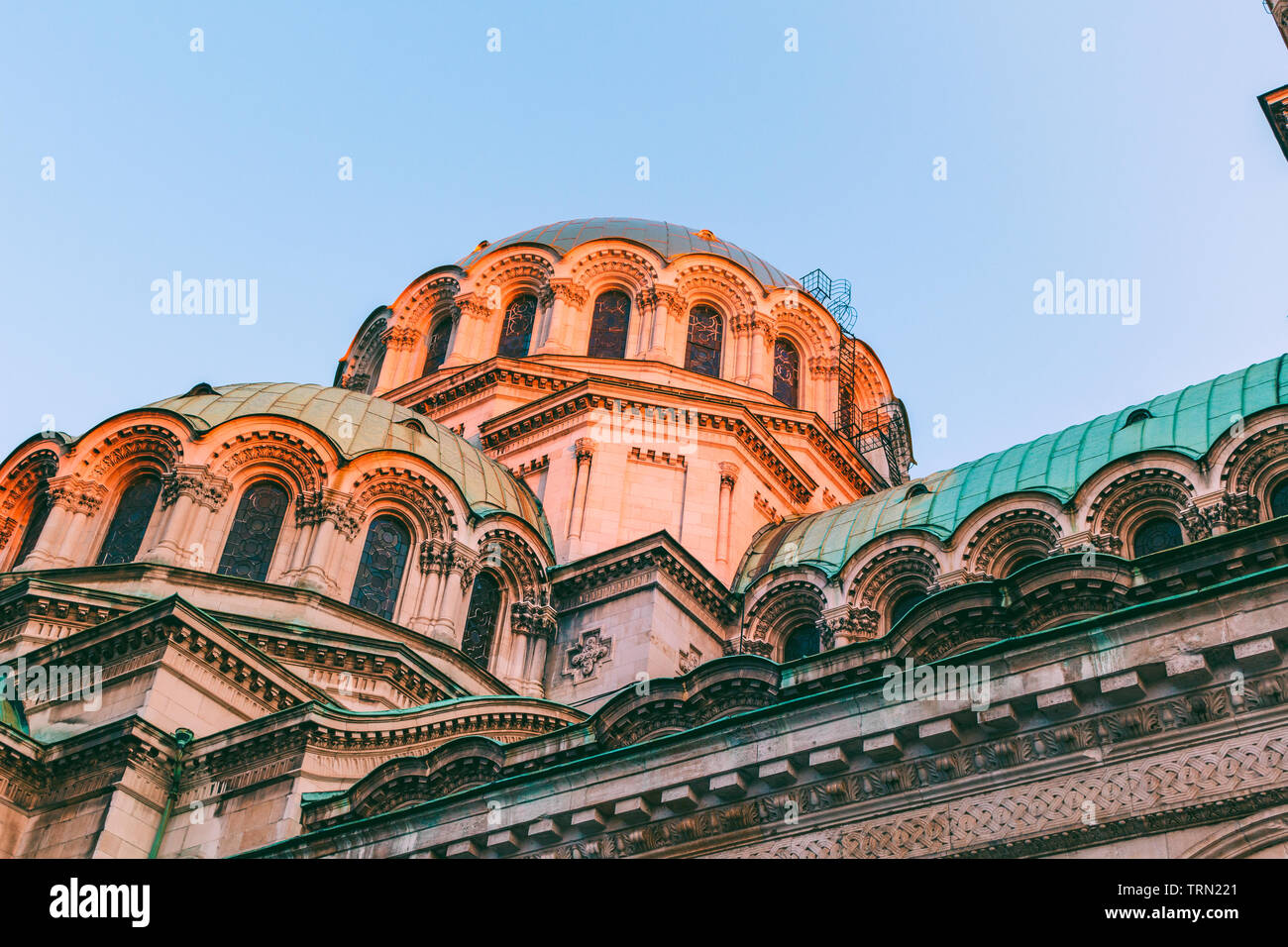 alexander nevsky cathedral iconic church in sofia Stock Photo - Alamy