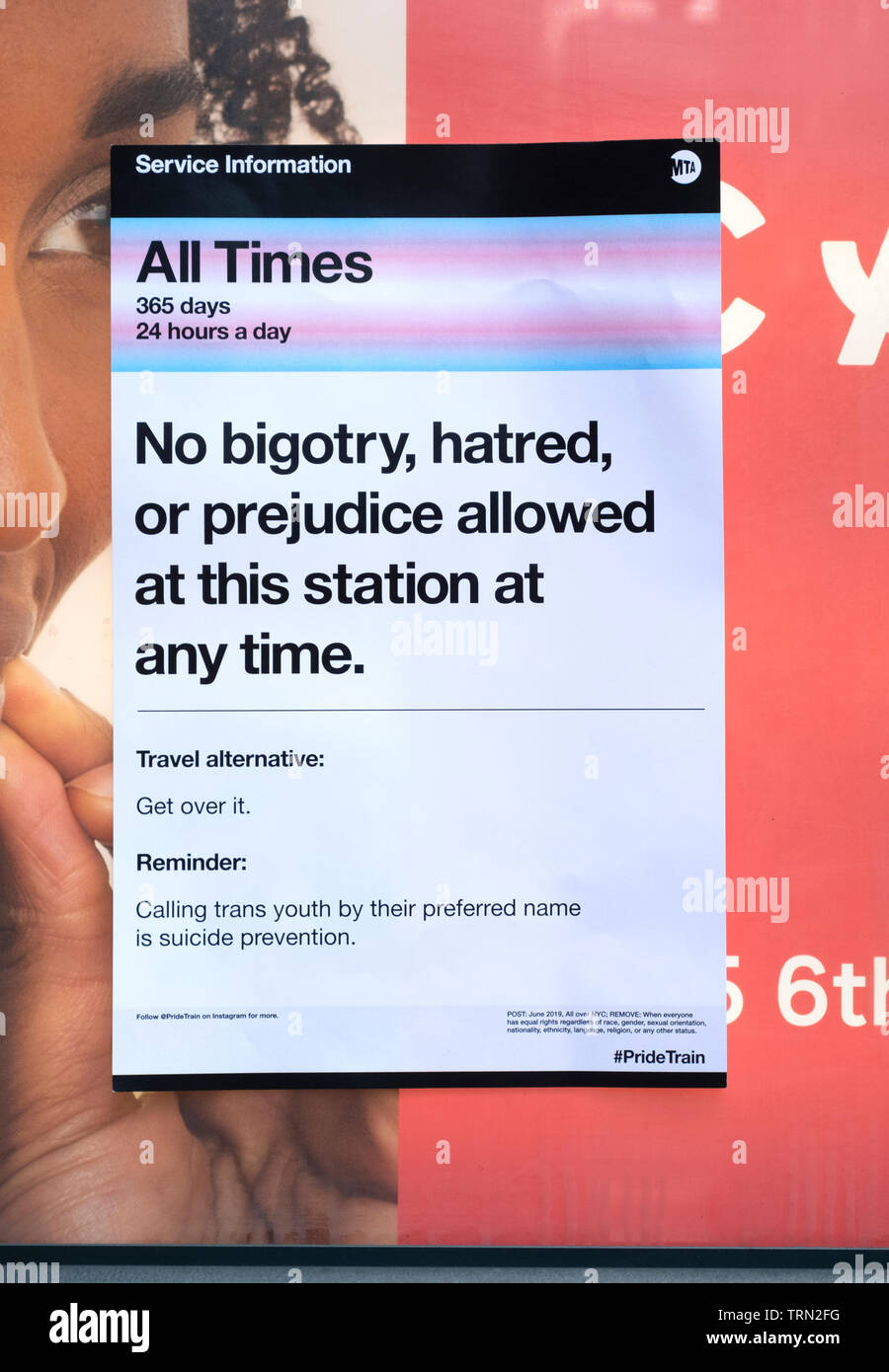 HOAX. An anti bigotry, anti bullying flyer posted on what appears to be ...