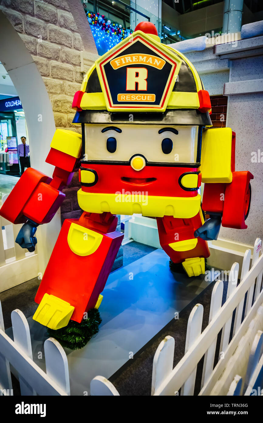 Singapore - Dec 11 ,2018: Christmas with Robocar Poli and Friends at ...