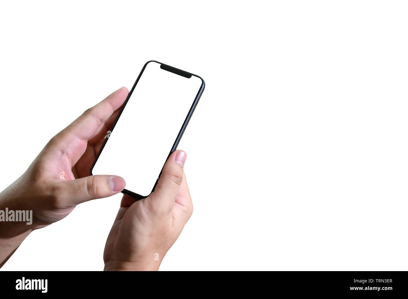 Close up man hands using smart phone Technology and phone technology ...