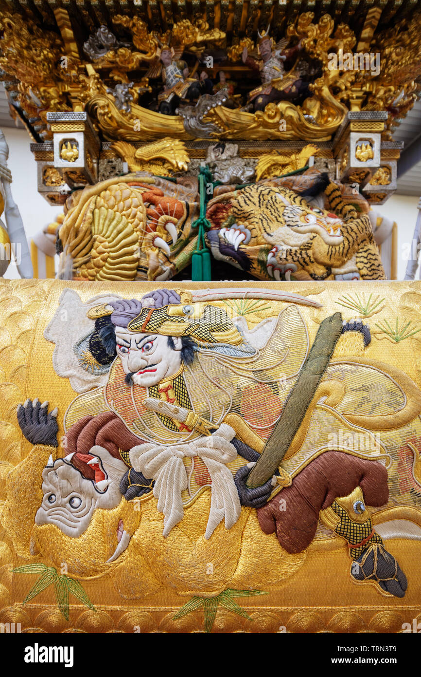 Asia, Japan, Hyogo, mikoshi detail at Himeji train station Stock Photo ...