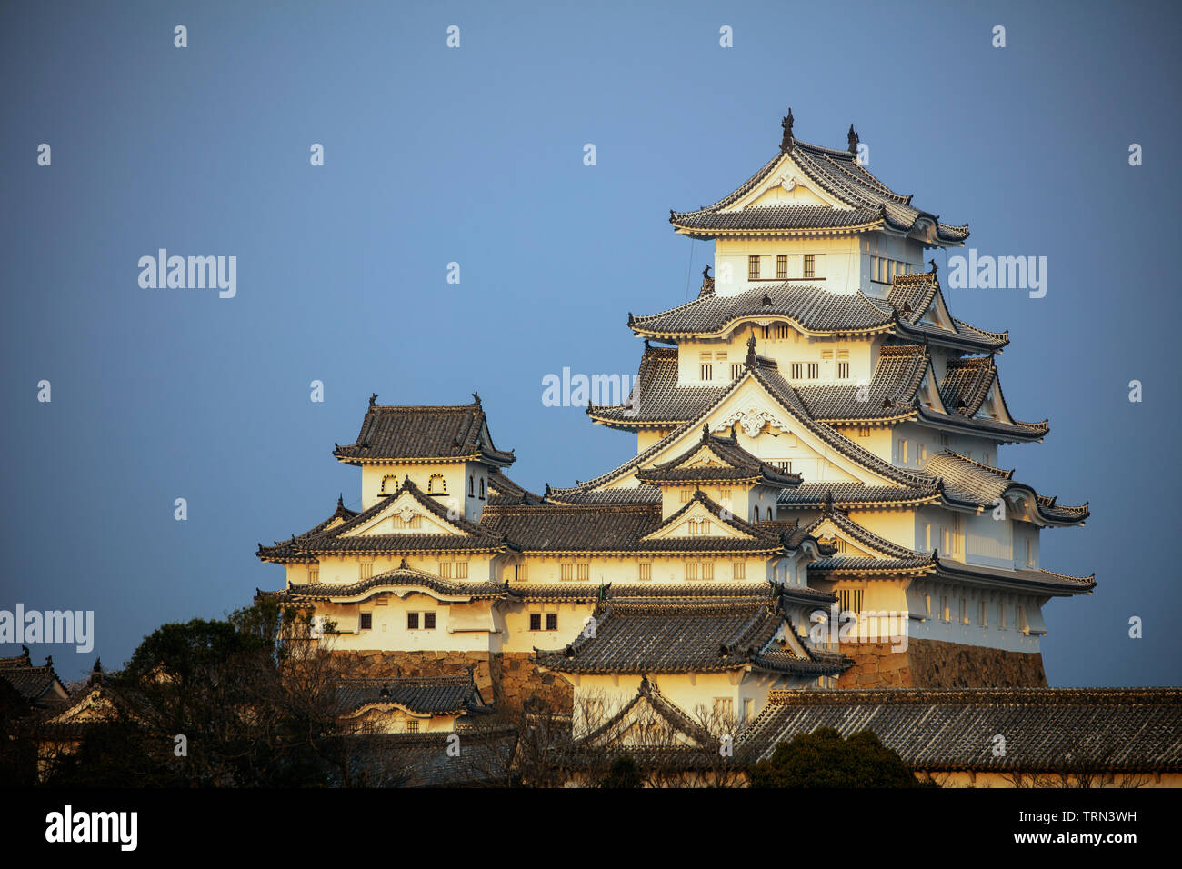 Asia, Japan, Hyogo, 17th century Himeji Castle, Unesco site Stock Photo ...