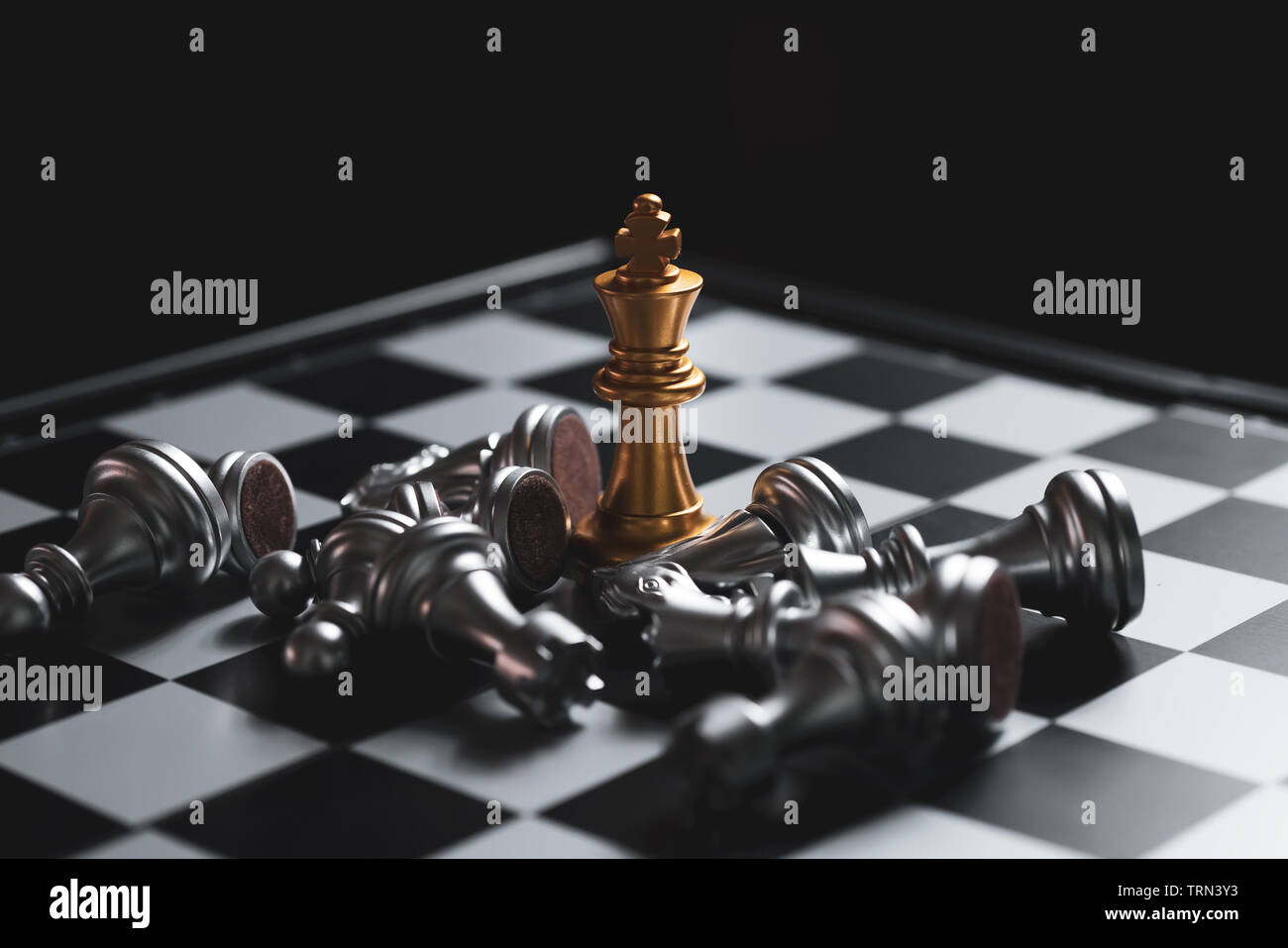 Gold chess hi-res stock photography and images - Alamy