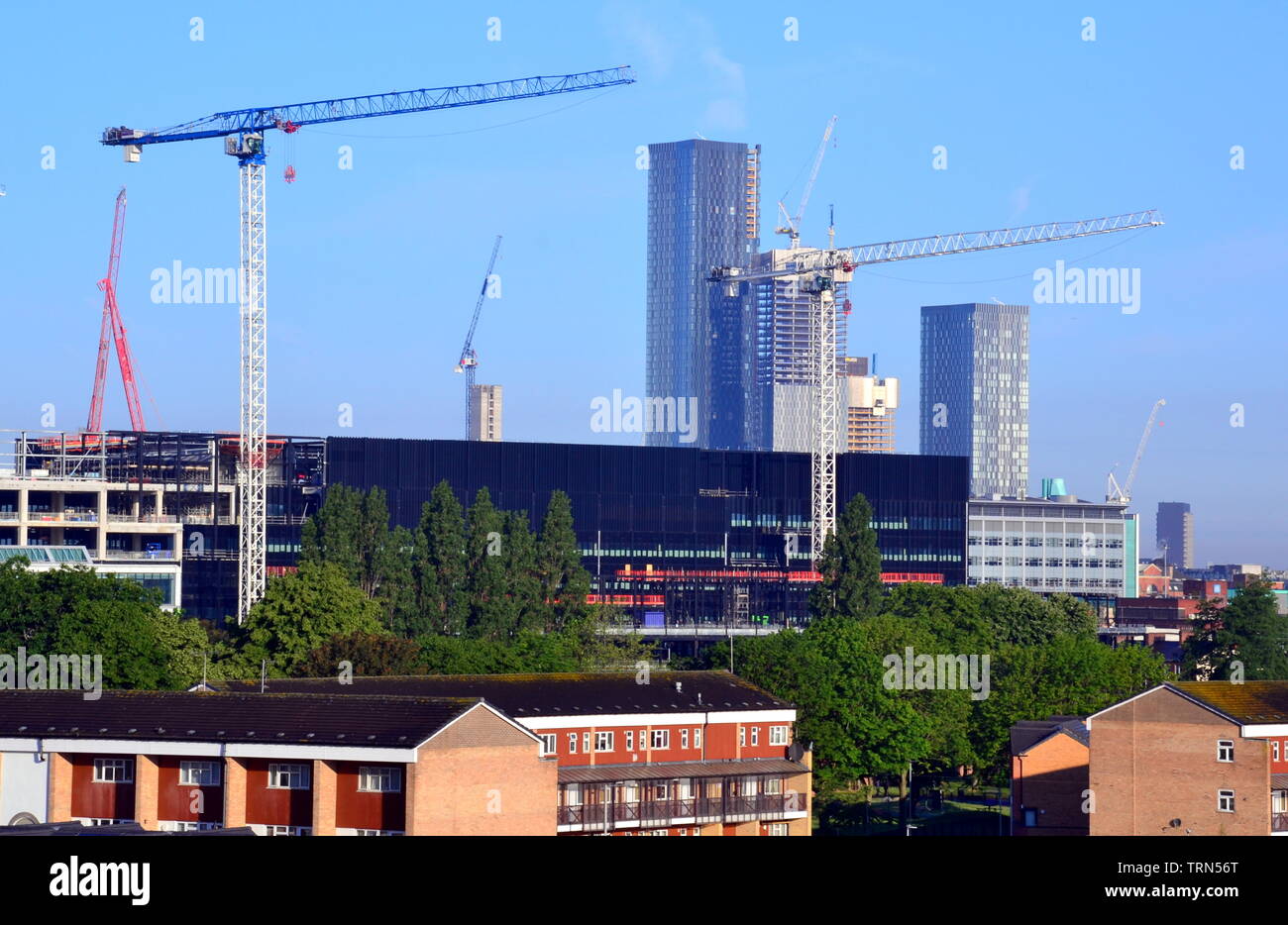Manchester, UK, is leading a construction boom, according to a survey ...