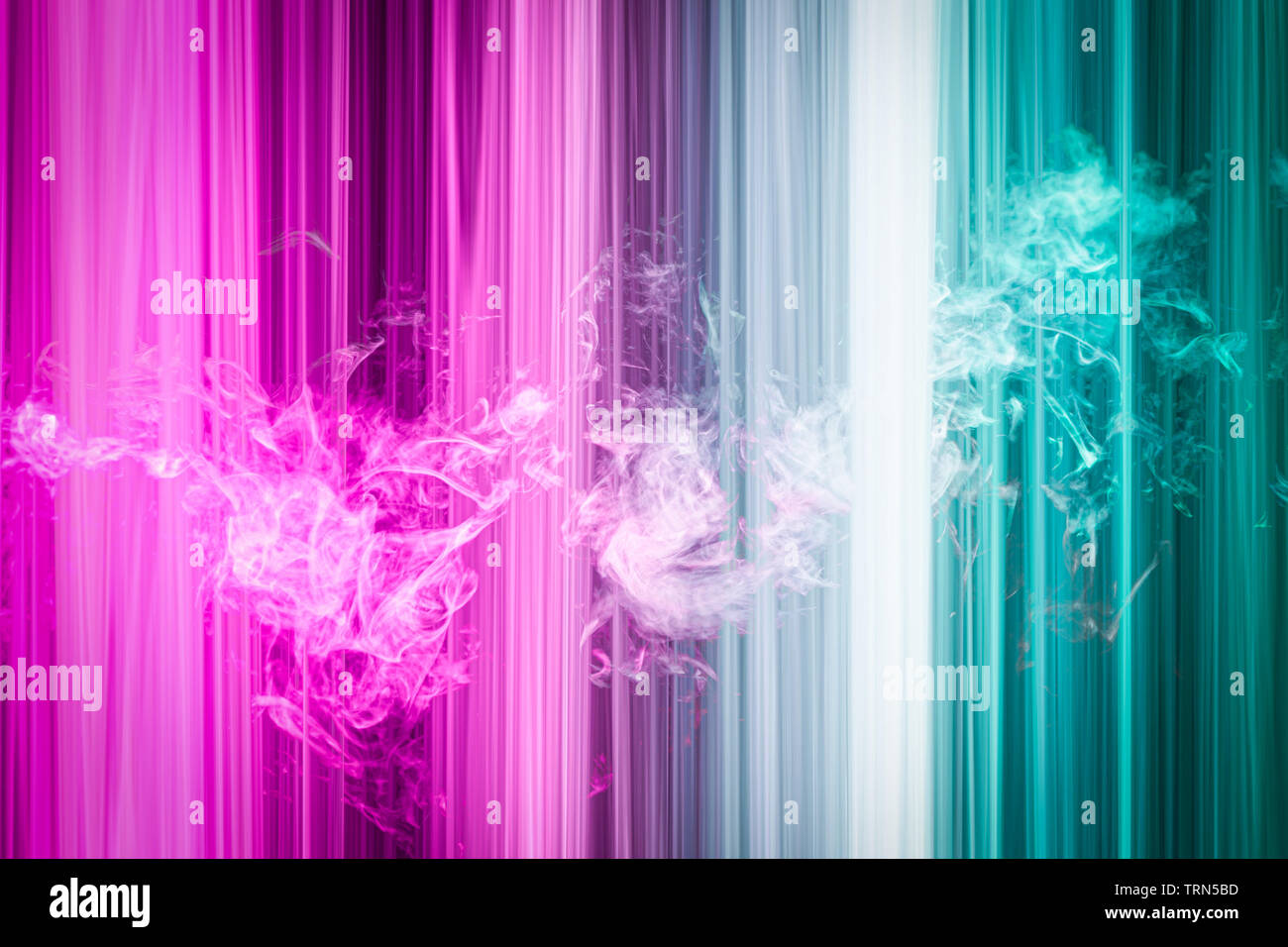 Abstract background with horizontal and vertical disruptions of blue ...