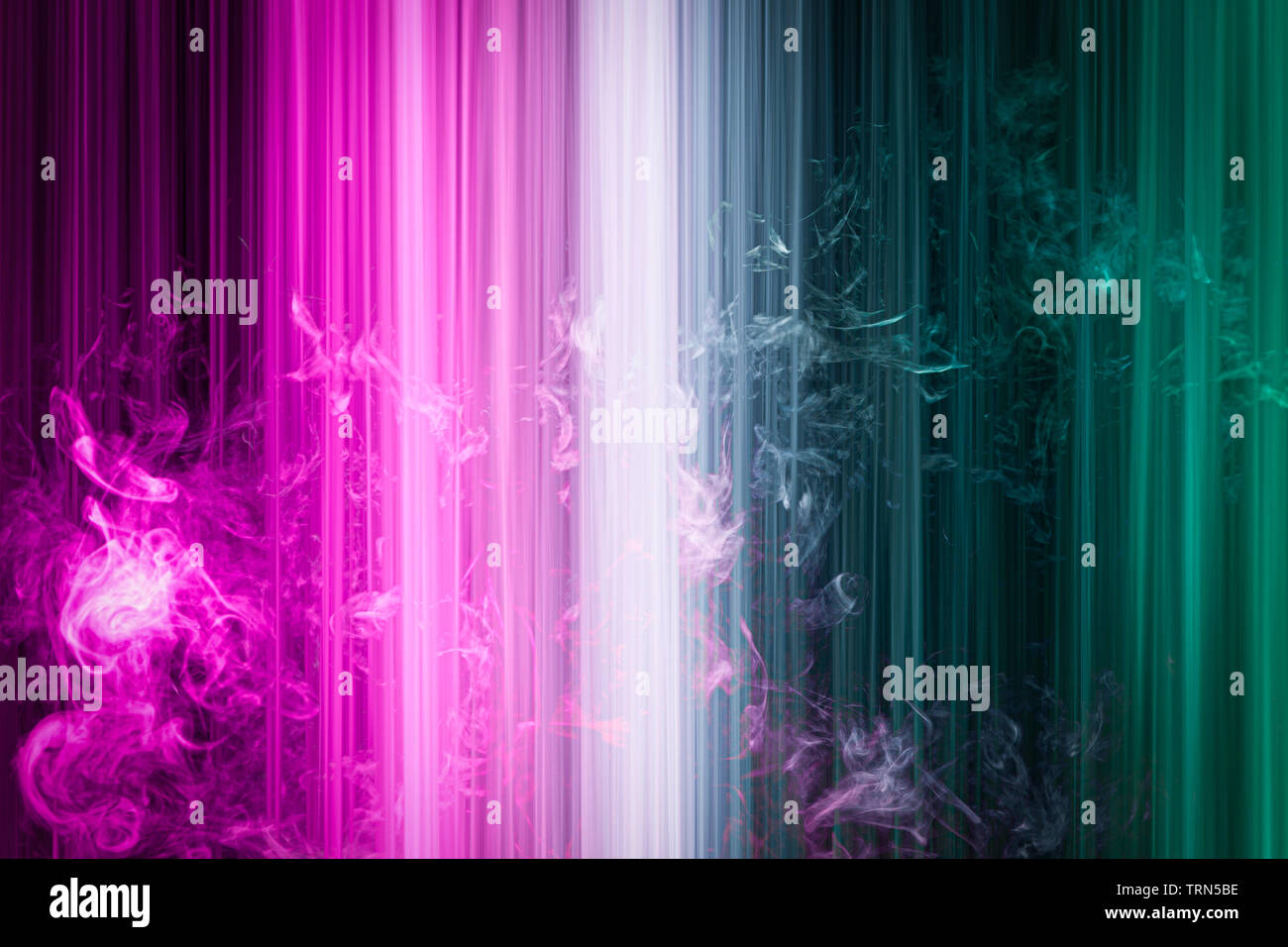 Abstract background with horizontal and vertical disruptions of blue ...