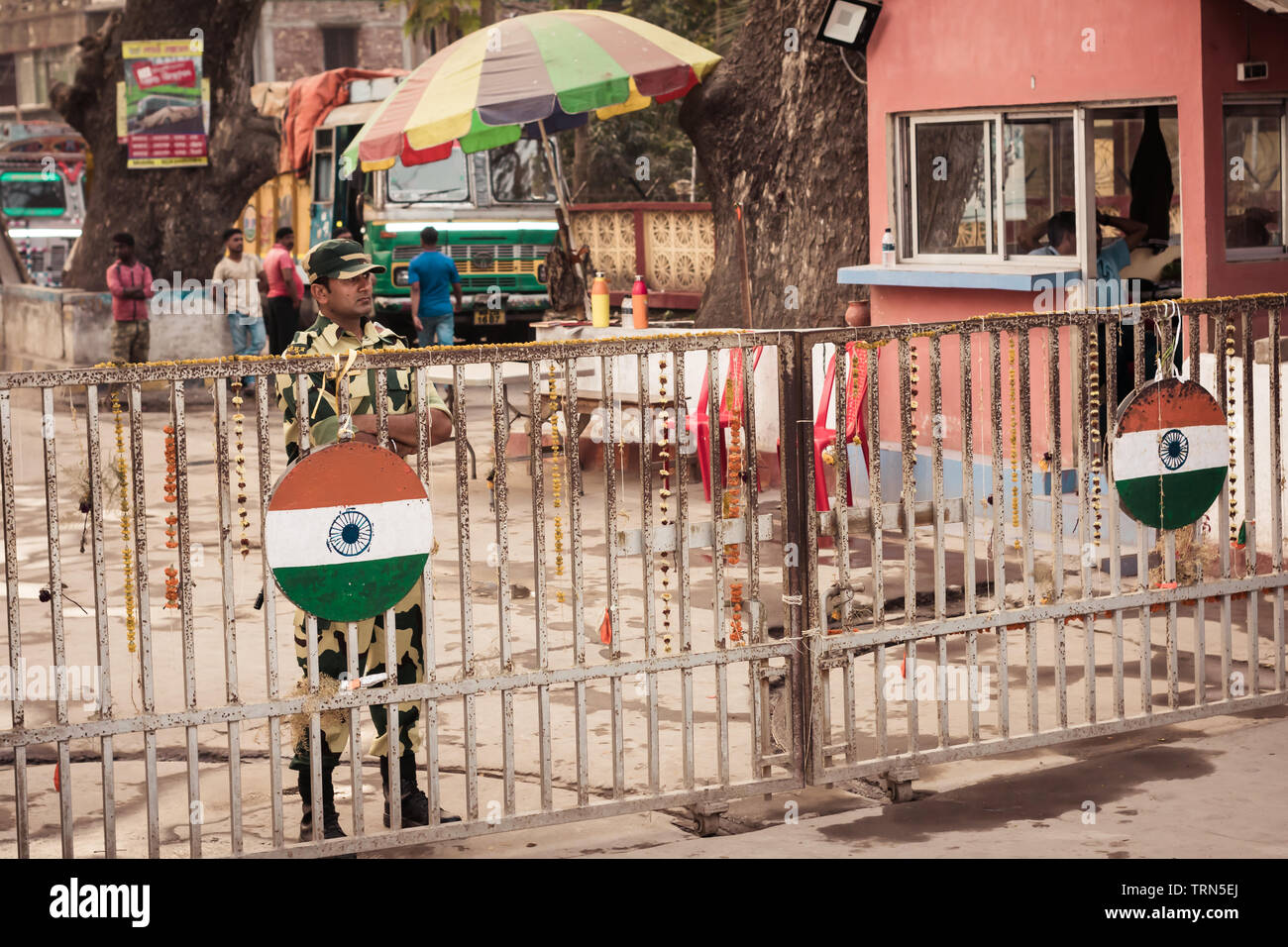 Petrapole Benapole, India, 1 May 2019 - Pics of International Border of ...