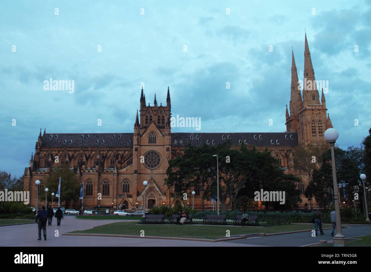 Historical huge church in Sydney Australia Stock Photo - Alamy