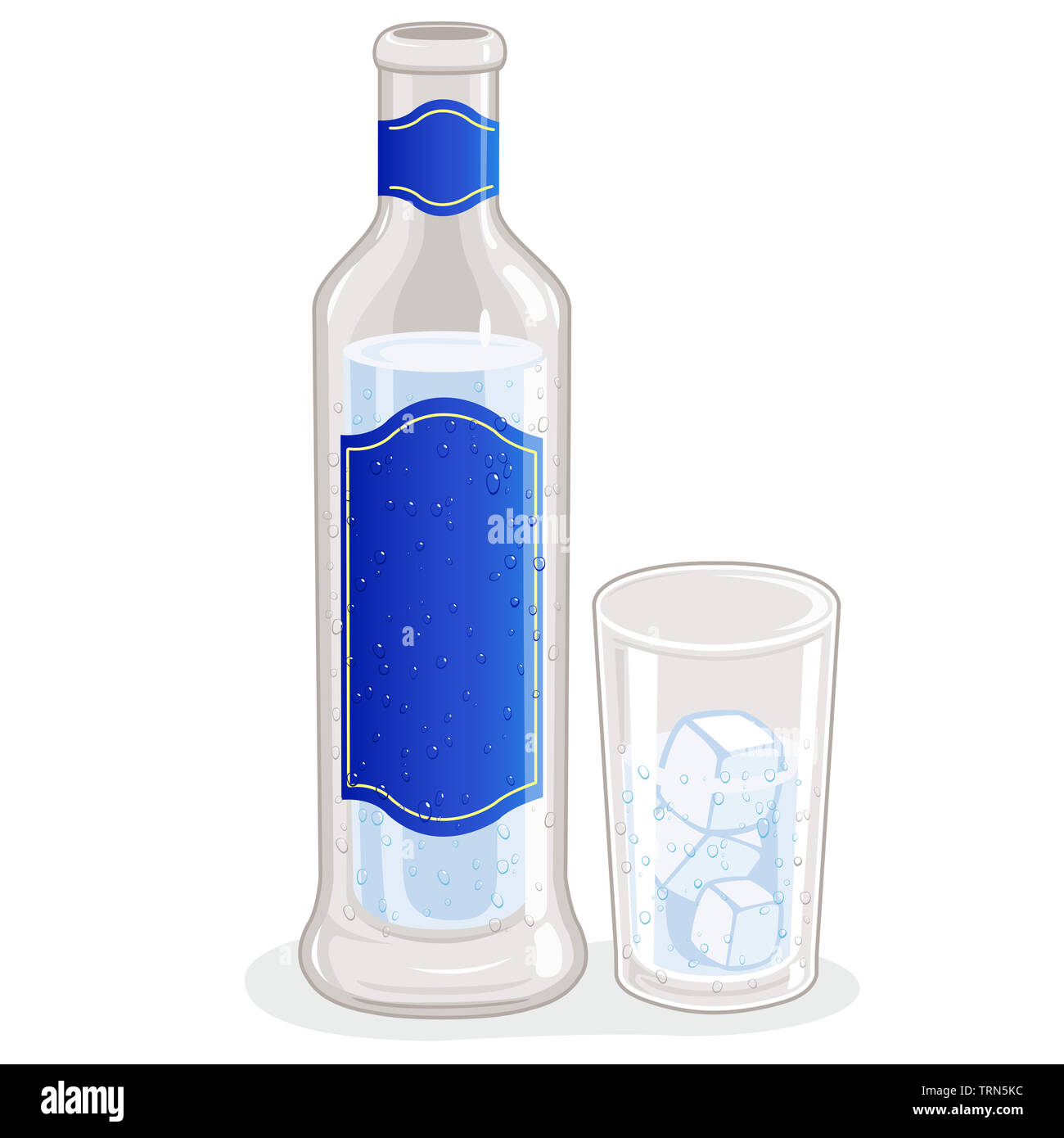 Ouzo, Greek alcoholic drink. A bottle and a glass of ouzo or raki drink ...