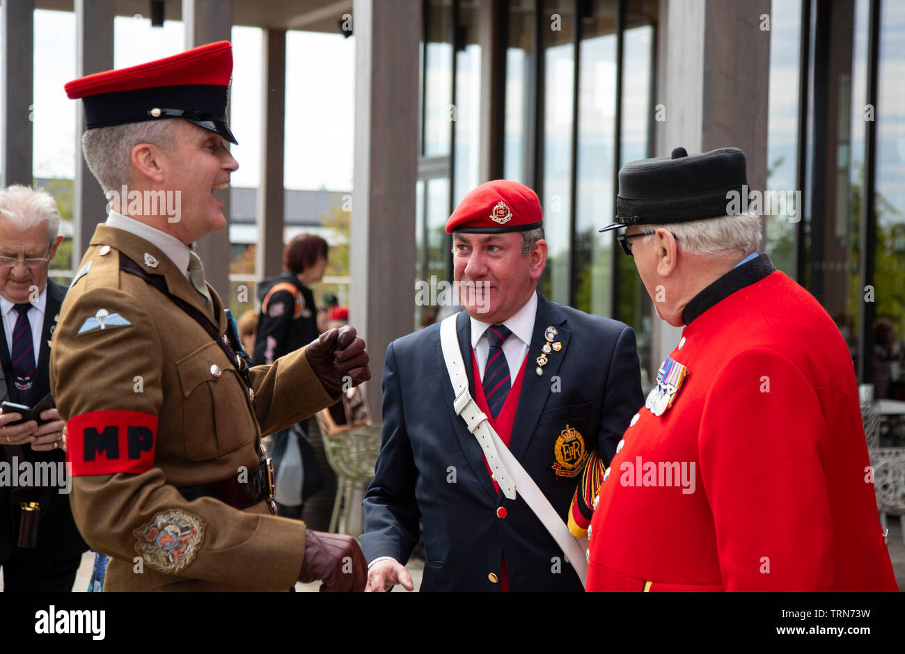 AIREWAS, ENGLAND. 01 JUNE 2019: Provost Sergeant Major and Chelsea ...