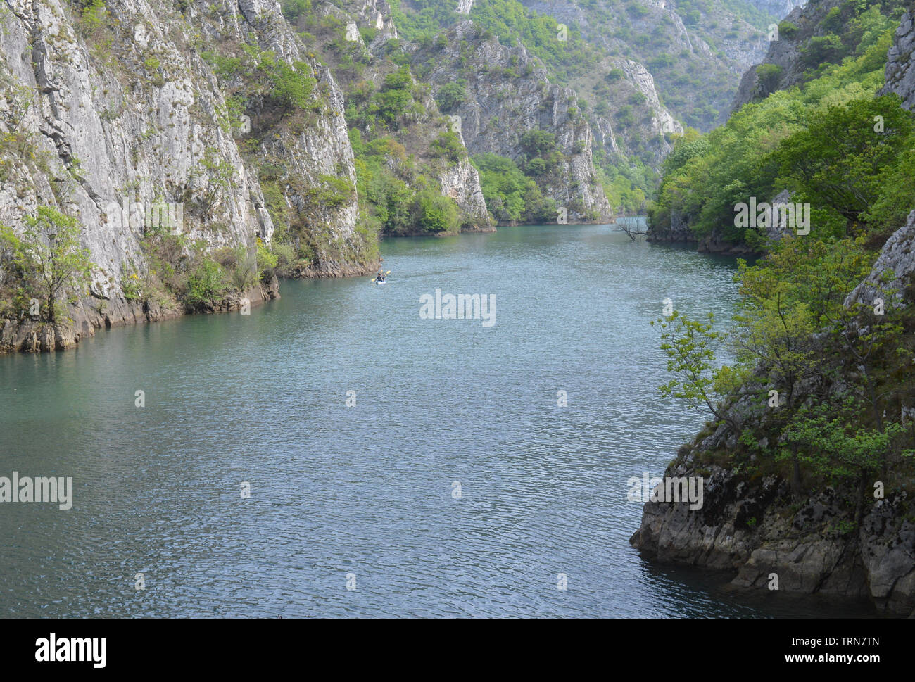 Beautiful Matka Lake Canyon, macedonia Stock Photo - Alamy