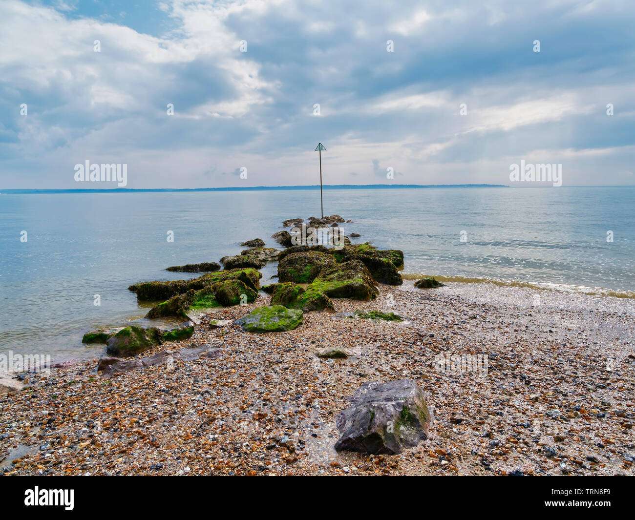 Rock warning marker hi-res stock photography and images - Alamy