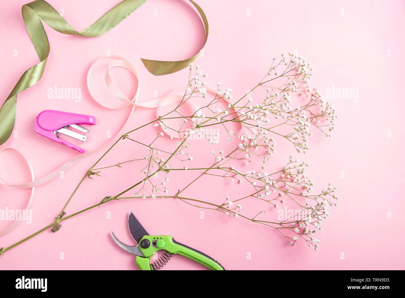 Florist tools for creating bouquets and caring for flowers - pruner and ...