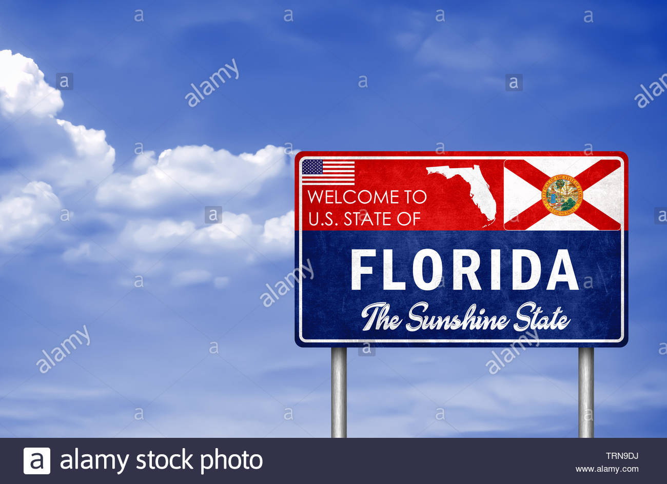 Florida Sunshine State Sign Stock Photos & Florida Sunshine State Sign ...