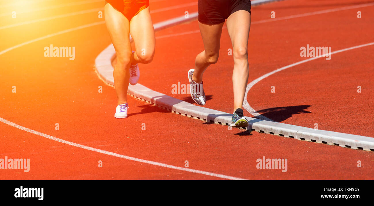 Feet on the track hi-res stock photography and images - Alamy